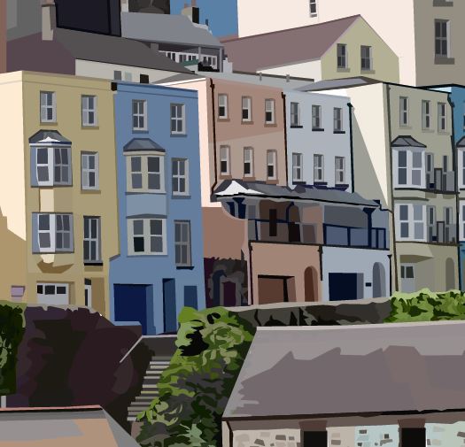 Tenby Art Print - Ed Lewis Art and Design - Buy now
